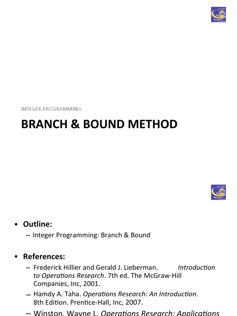 Metode Branch and Bound | PDF