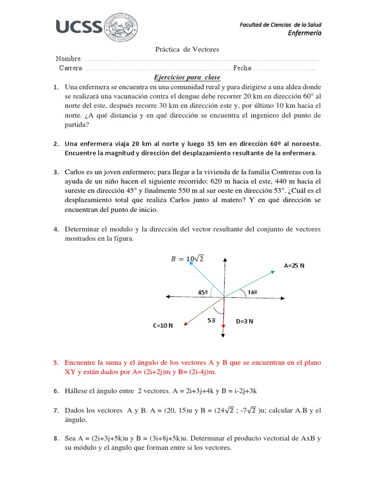 Práctica 03-Vectores | PDF | Vector Euclidiano | Álgebra lineal