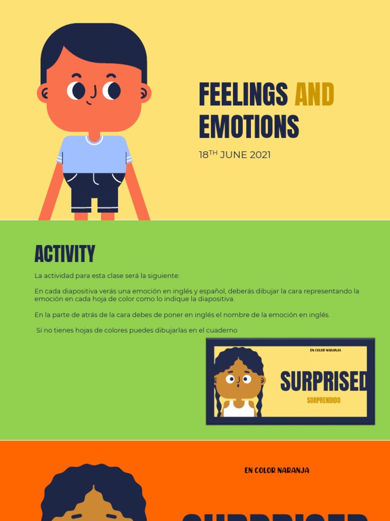 Feelings Workshop 1 | PDF
