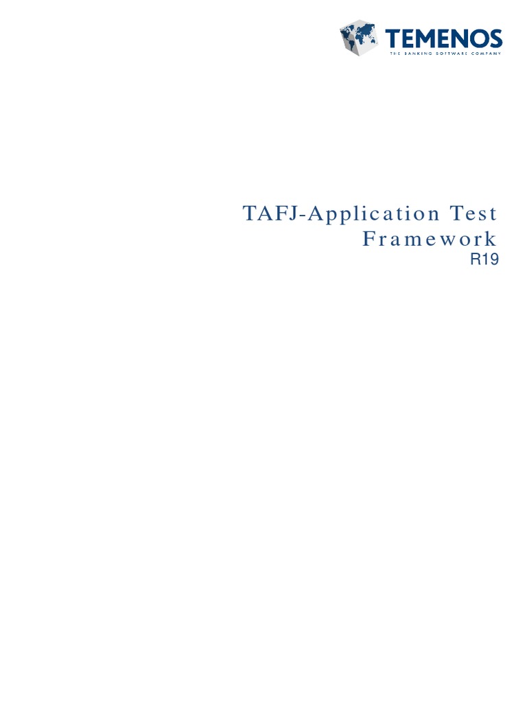 TAFJ-Application Test Framework | PDF | Computer Architecture | Software