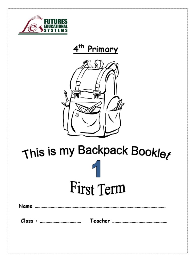 4th Primary Booklet (1) 1st Term 2012 - 2013 | PDF