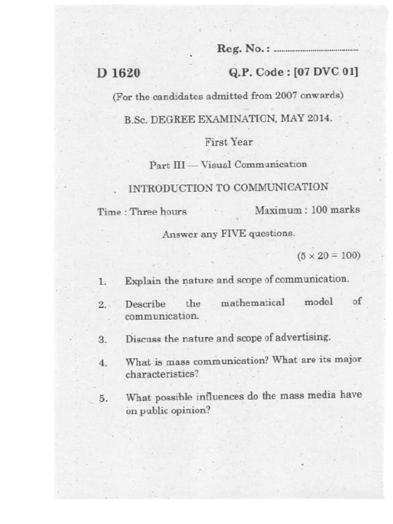 Bharathiar-University-BSC-Visual-Communication-Model-Question-Paper-May ...