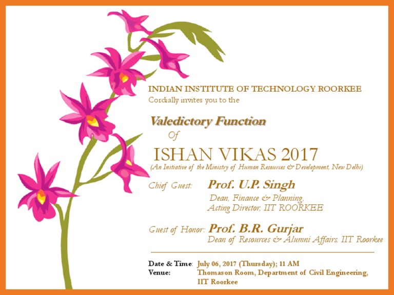 Valedictory Invitation | PDF