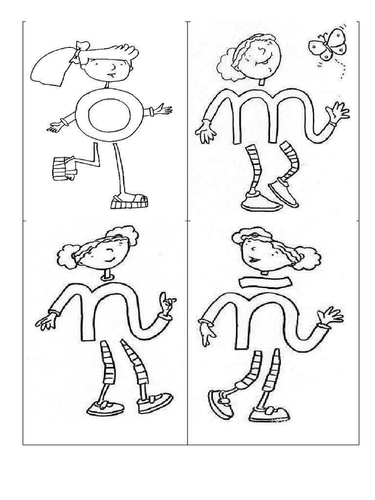 Personajes Letrilandia | PDF