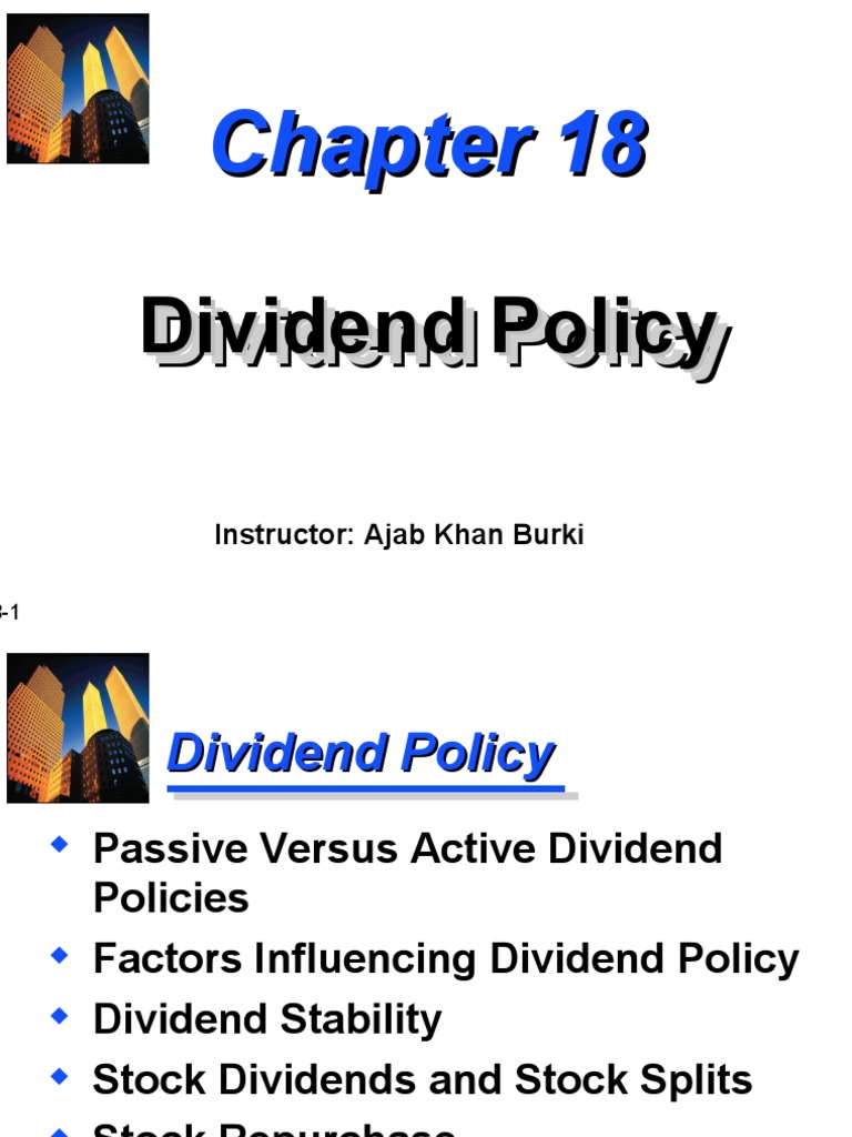 Understanding Dividend Policy Factors | PDF | Dividend | Share Repurchase
