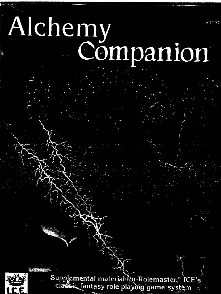 Rolemaster - Alchemy Companion | PDF
