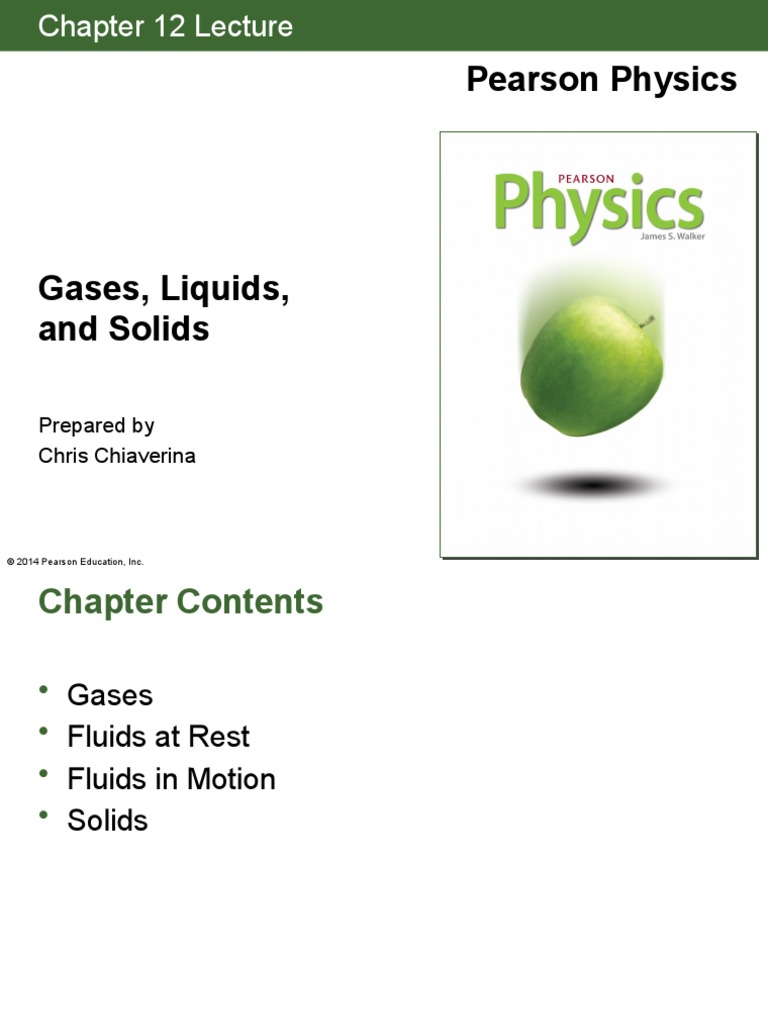 Pearson Physics: Prepared by Chris Chiaverina | PDF | Gases | Mole (Unit)