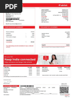 Fake Airtel Bill | PDF | Invoice | Credit Card