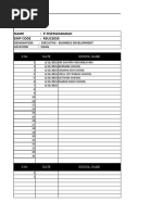 BADAC TEMPLATE - Attendance Sheet | PDF