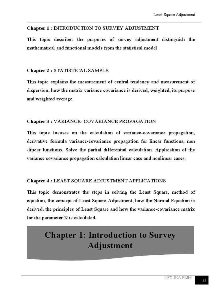 Chapter 1: Introduction To Survey Adjustment | PDF | Accuracy And ...