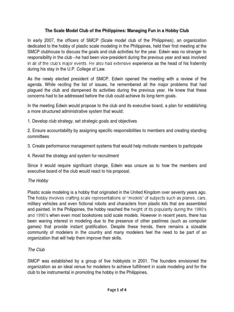 SMCP | PDF | Hobbies