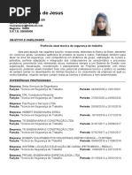 Currículo Andreia | PDF | Negócios | Computadores