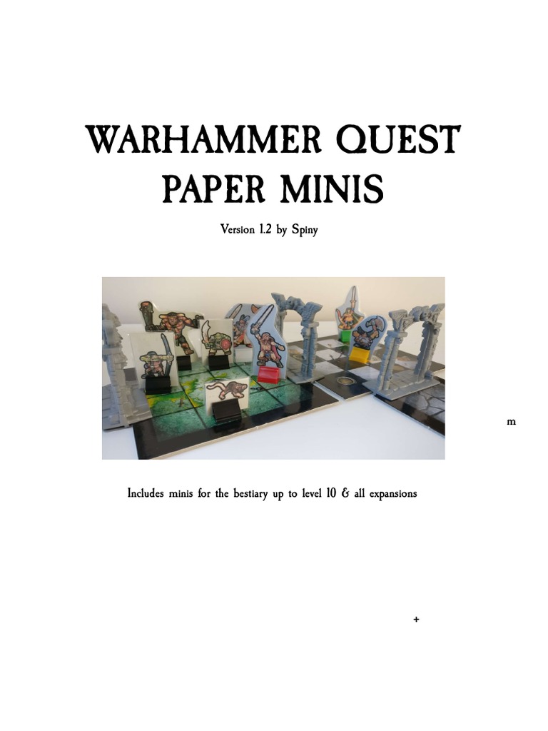 WHQ Paper Minis v1.2 | PDF