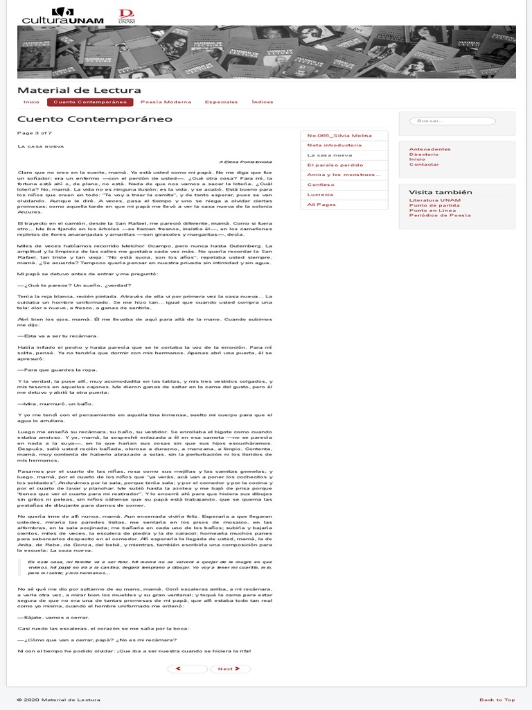 Silvia Molina - La Casa Nueva | PDF