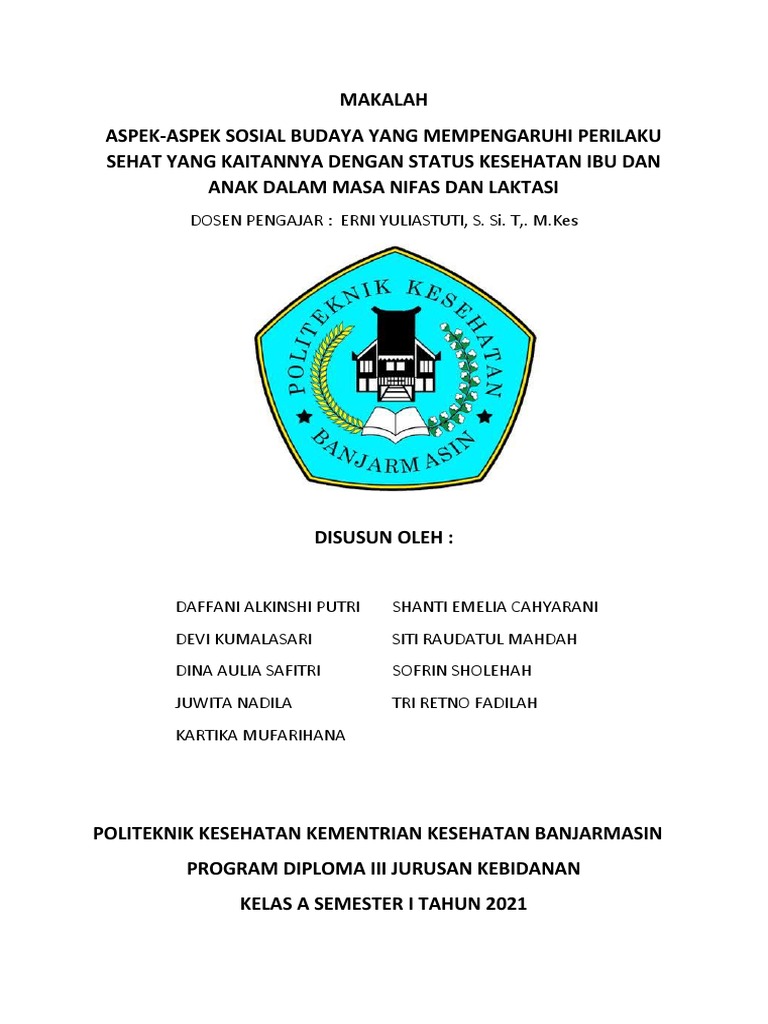 Makalah Sosial Budaya | PDF | Sains & Matematika