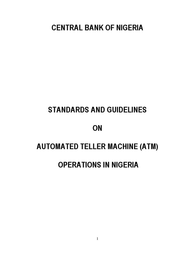 Atm Standards 1 | PDF | Emv | Automated Teller Machine