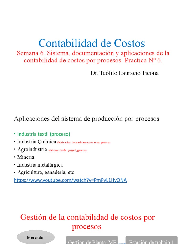 Sistema Contab Costos Procesos | PDF | Presupuesto | Business