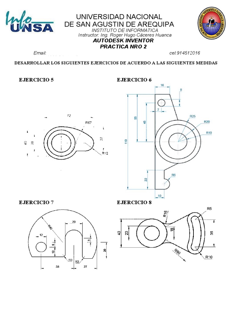 Practica 2 - Autodesk Inventor | PDF