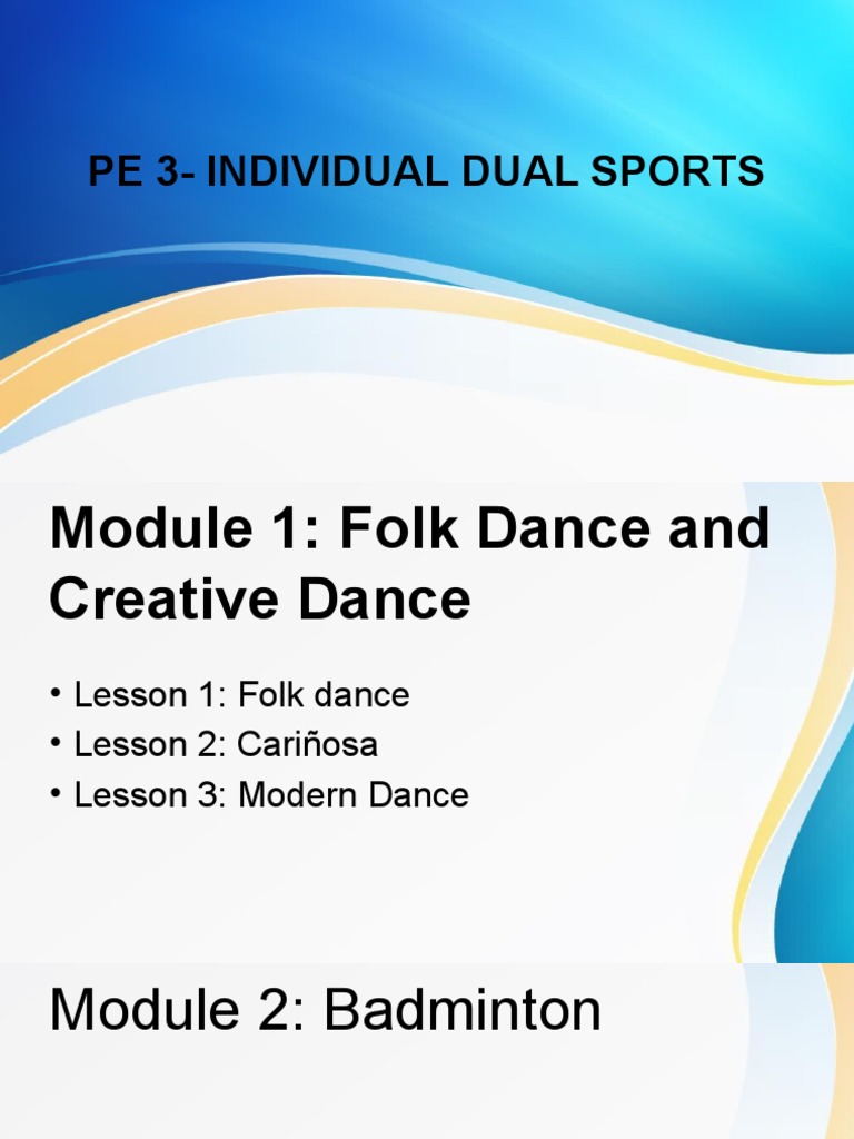 Final iPE 3 PPT Folk Dance Lesson 1 | PDF | Dances | Philippines