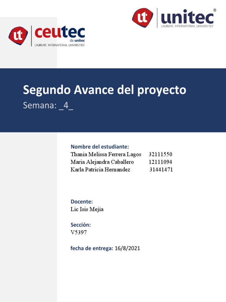 Segundo Avance Del Proyecto | PDF | Comportamiento | Medios de ...