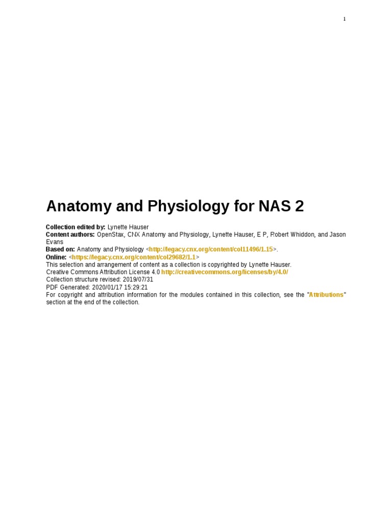 Anatomy and Physiology For Nas 2 1.3 | PDF | Human Body | Cell (Biology)