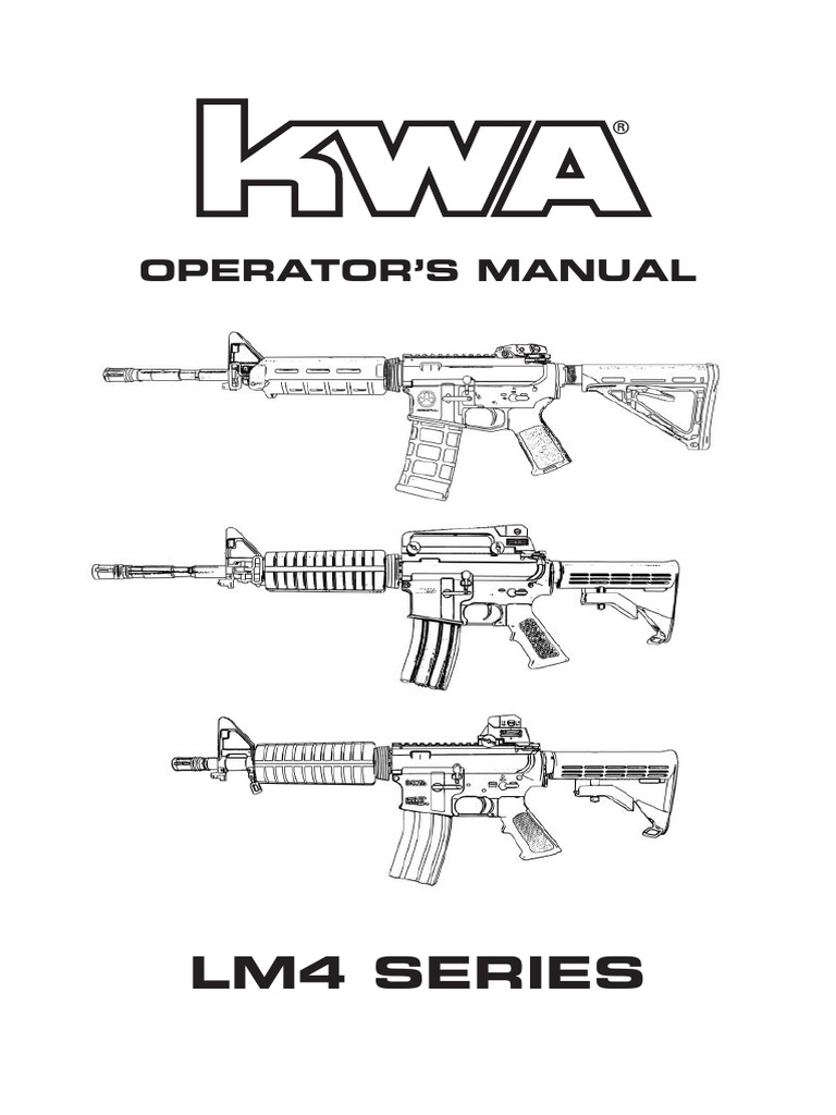 Lm4 Series: Operator'S Manual | PDF | Trigger (Firearms) | Gun Barrel