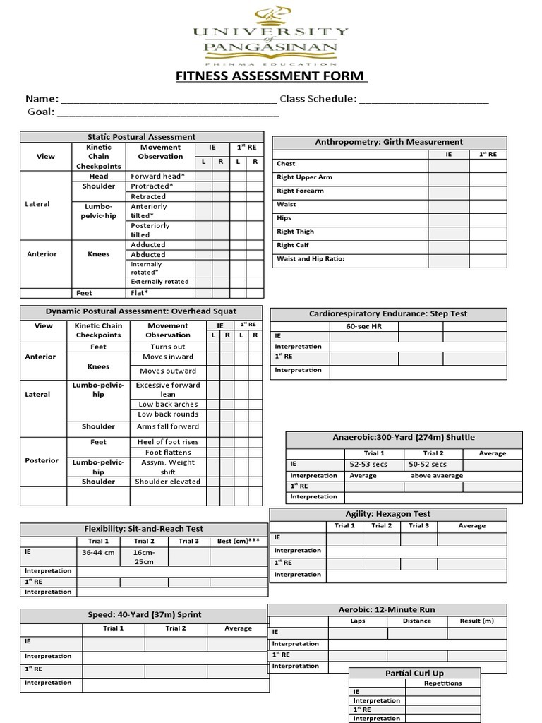 PFA Form and Criterion | PDF | Anatomical Terms Of Motion | Foot