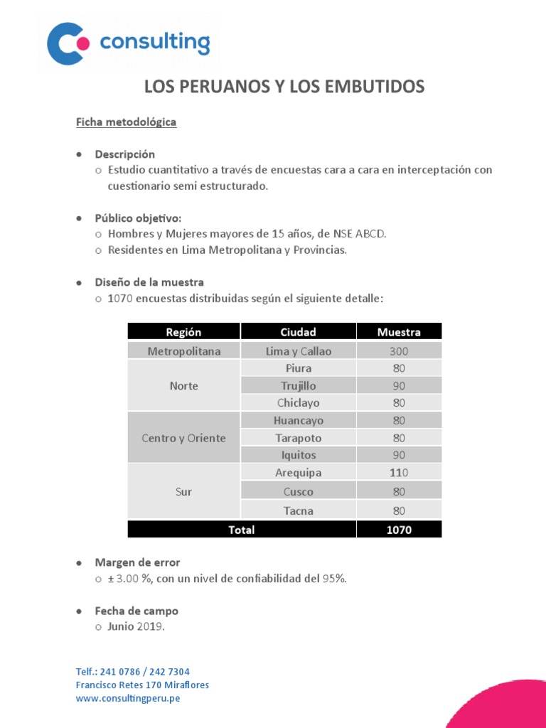 Los Peruanos y Los Embutidos | PDF | Perú | Lima