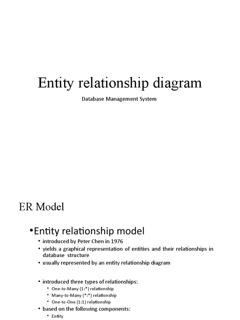 3 Entity Relationship Diagram | PDF | Scientific Method | Information ...