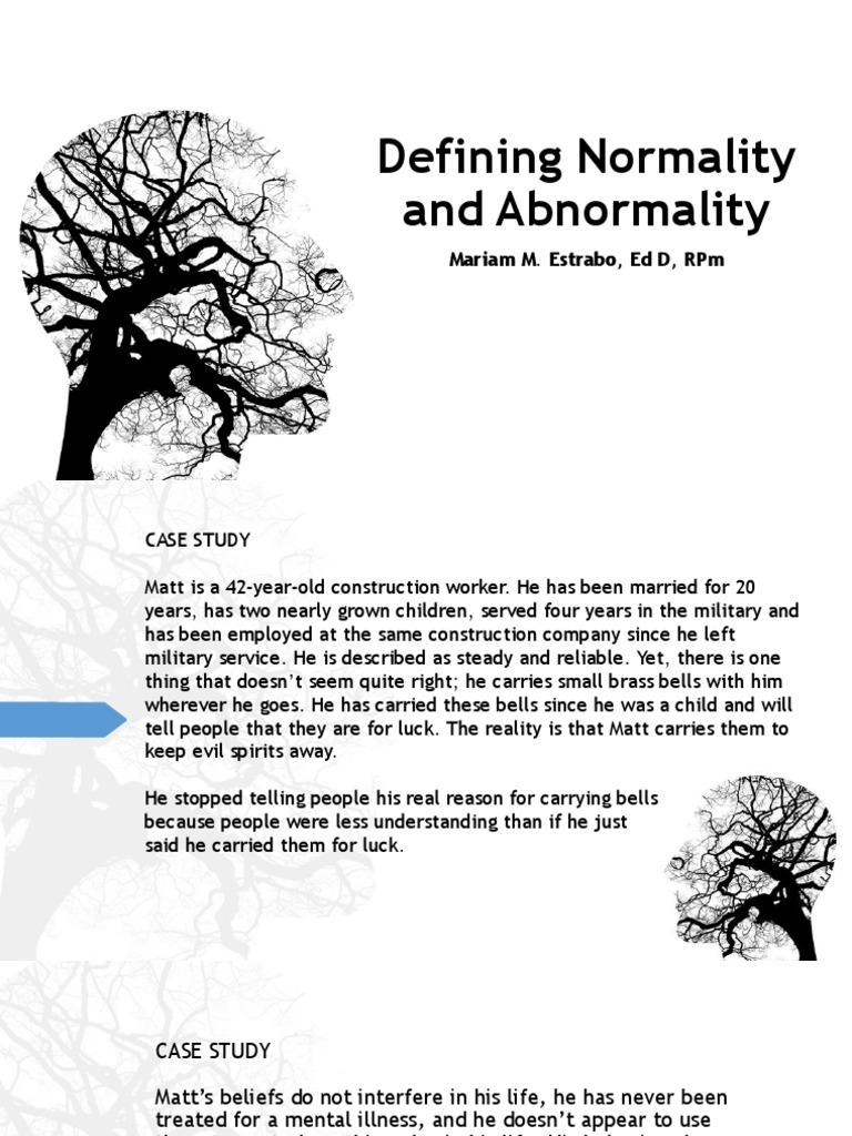 Defining Normality and Abnormality | PDF | Diagnostic And Statistical ...