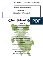 Gen Math Week 1 Module 1 | PDF | Function (Mathematics) | Exponentiation