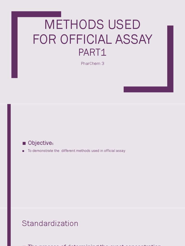 QC 3 Methods of Assay Wk4-5QC | PDF | Chemistry | Titration