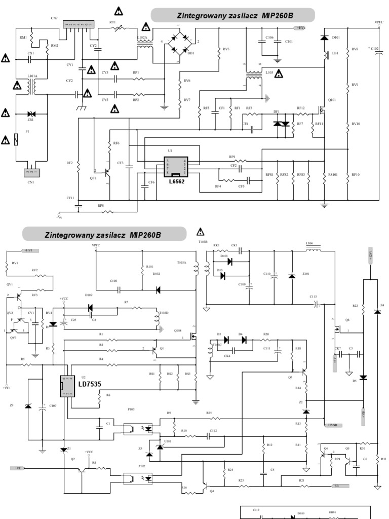 Megmeet Mip260b Power-Inverter SCH PL | PDF