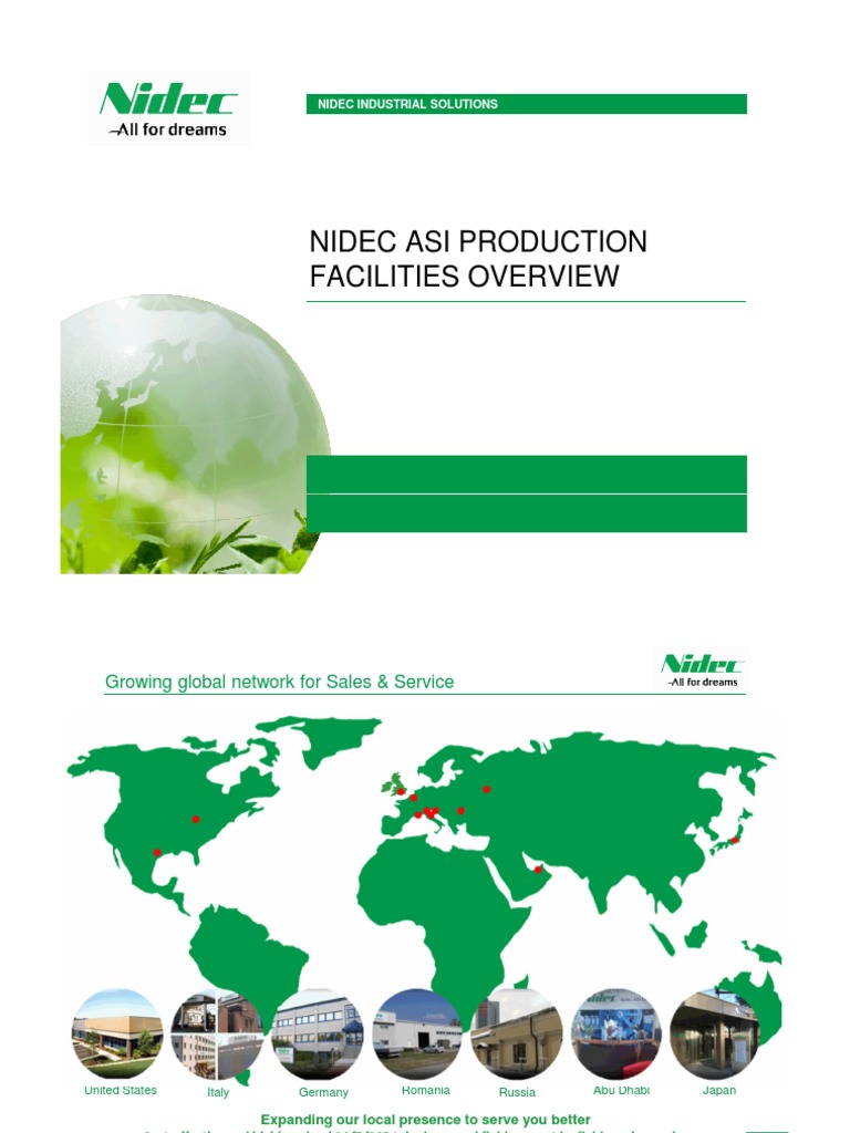 Nidec ASI Production Facilities Overview - DOC2017.12.14.14 | PDF ...