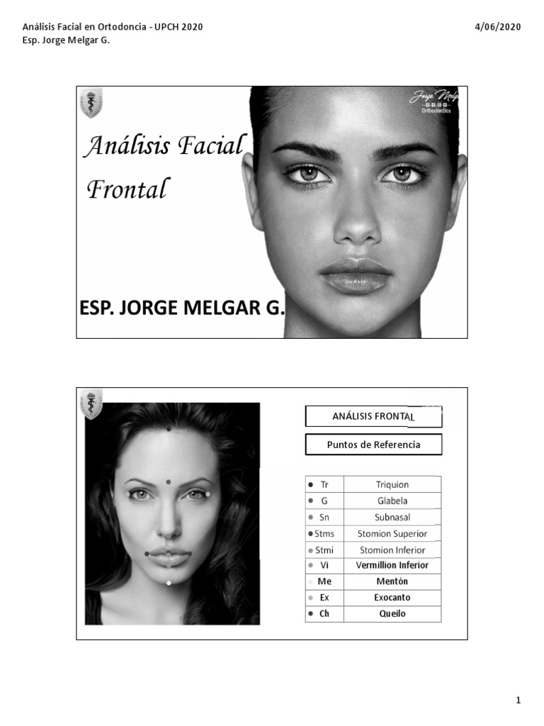 Analisis Facial 2020 Imprimir Pdf Ortodoncia Cabeza Y Cuello Humanos