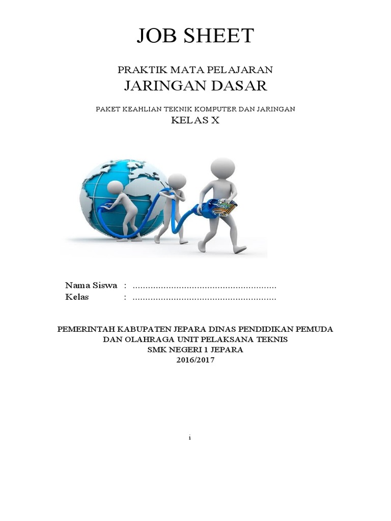 Jobsheet TKJ Kls 10 (Jaringan Dasar) | PDF