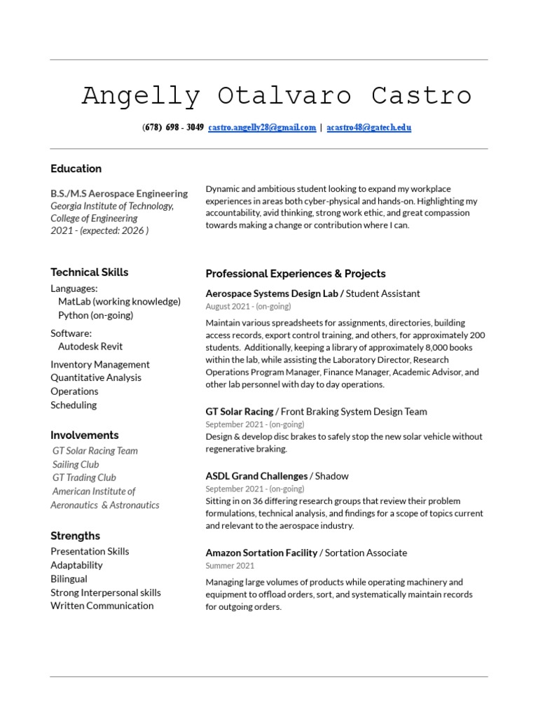 Aoc 1 | PDF | Aerospace Engineering