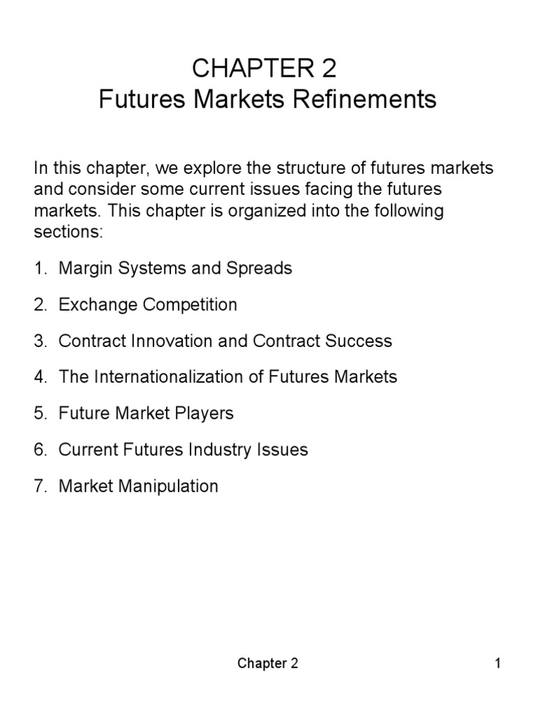 Chapter 2 | PDF | Futures Contract | Futures Exchange