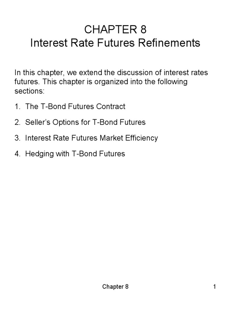 Interest Rate Futures Refinements | Download Free PDF | Futures ...