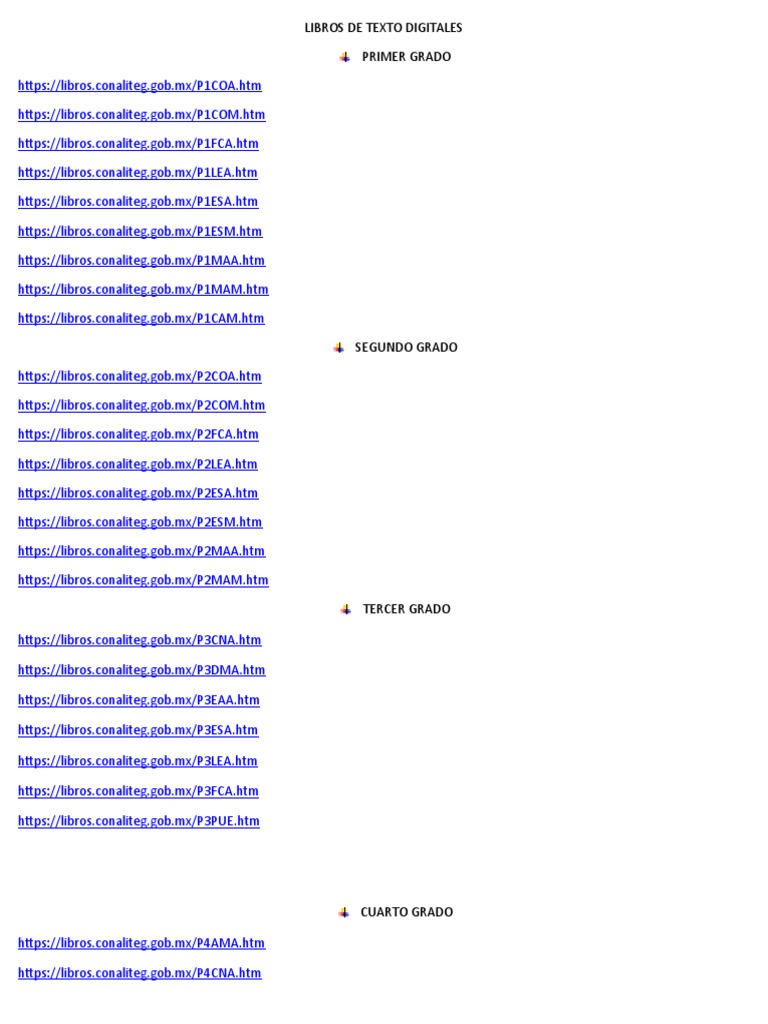 Libros de Texto Digitales | PDF