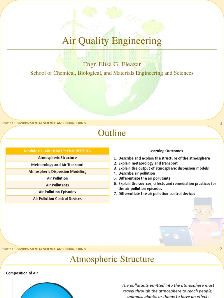 07-Air Quality Engineering | PDF | Atmosphere Of Earth | Cloud