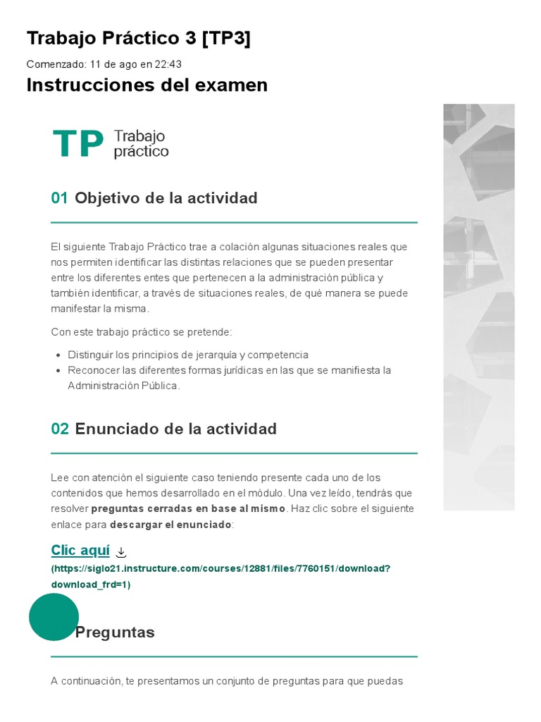 Examen - Trabajo Práctico 3 (TP3) | PDF | Multa (pena) | Justicia