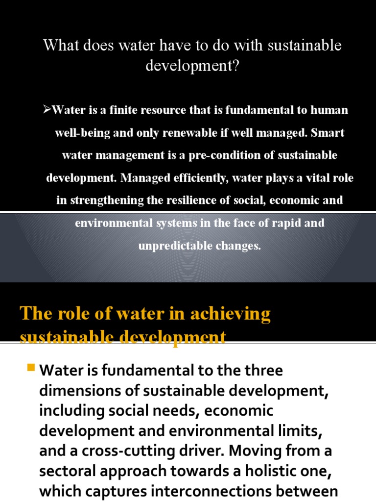 Water Resources Development | PDF | Sustainability | Agriculture