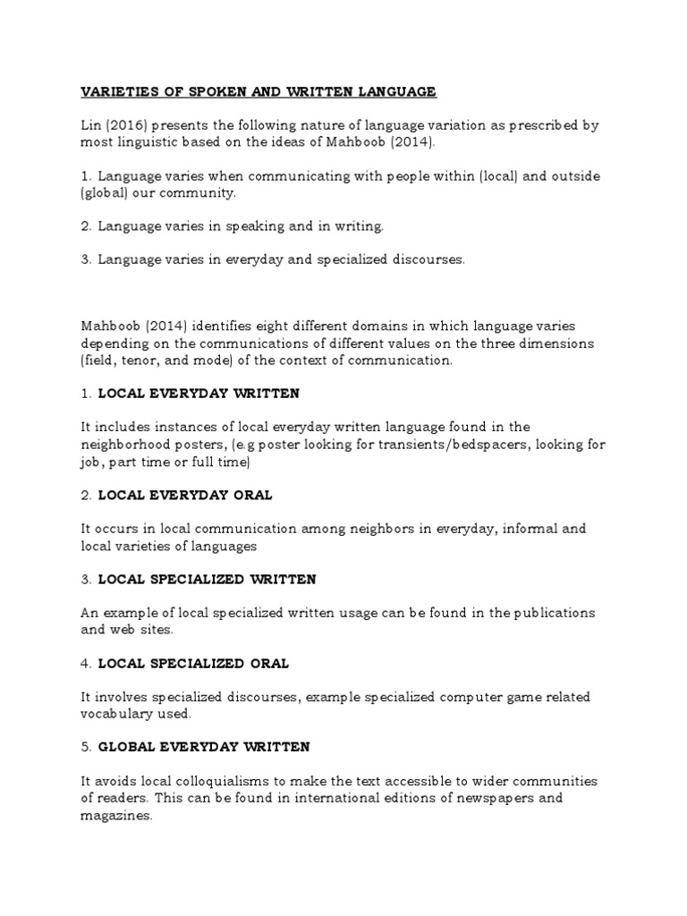 varieties-of-spoken-and-written-language-pdf