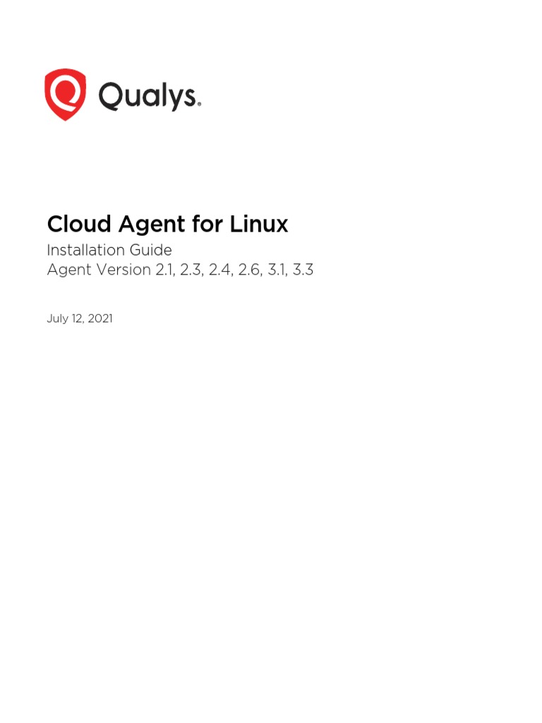Qualys Cloud Agent Linux Install Guide | PDF | Proxy Server | Cloud Computing