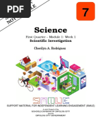 SCIENCE 7 MODULE Week 1 | PDF | Experiment | Scientific Method