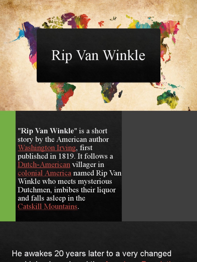 Rip Van Winkle | PDF | Rip Van Winkle