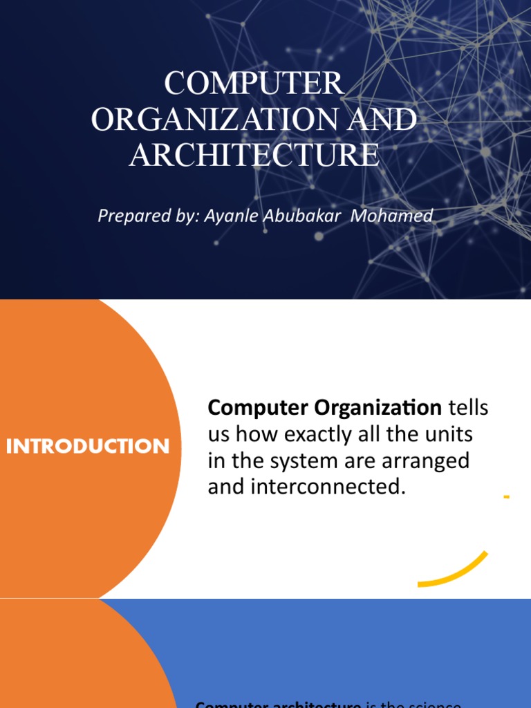 Computer Organization and Architecture: Prepared By: Ayanle Abubakar Mohamed | PDF | Computer ...