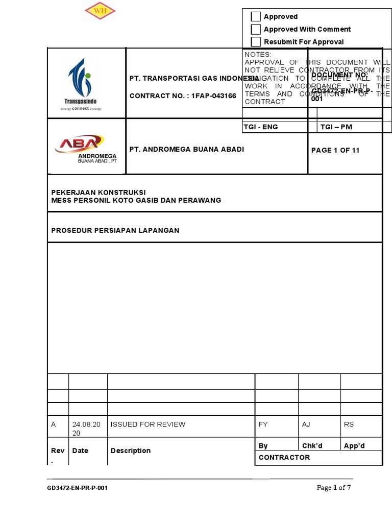001 - GD3472-ENG-SP-E-001 - Spesifikasi Umum Elektrikal For Mess | PDF