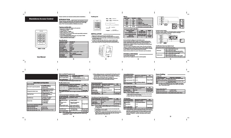 Digicode | PDF | Personal Identification Number | Relay
